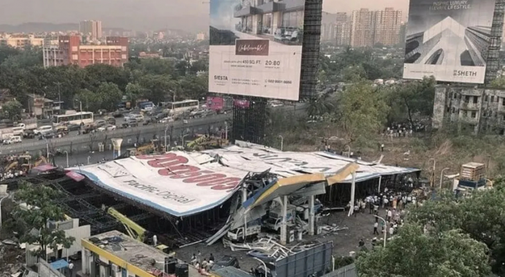 Mumbai’s Ghatkopar Billboard Collapse Leads To Outdoor Policy Alterations